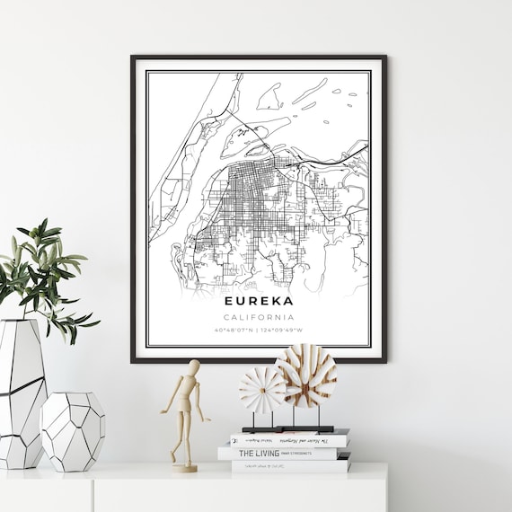 Eureka Ca Street Map