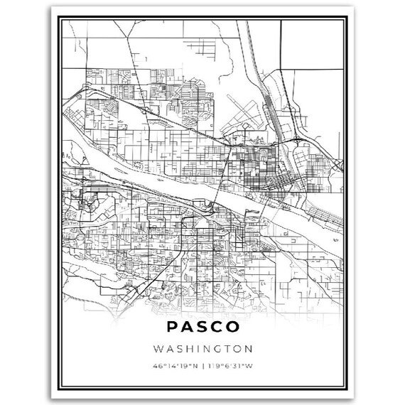 Map Of Pasco Wash