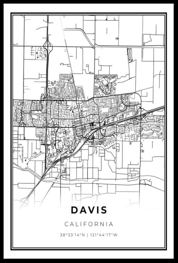 Mapa De Davis, California