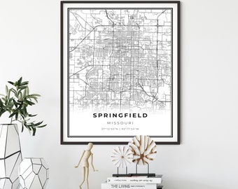 Springfield Missouri Poster - Etsy