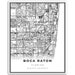 Boca Raton Map Print Florida FL USA Map Art Poster Palm - Etsy