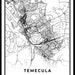 Temecula Map Print California CA USA Map Art Poster City - Etsy