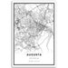 Augusta Map Print Georgia GA USA Map Art Poster City Street - Etsy