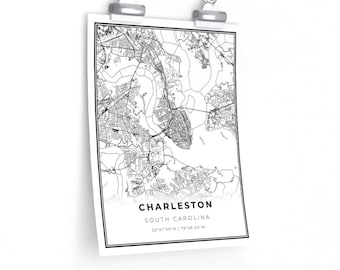 Daniel Island Map Daniel Island Artwork Charleston Map - Etsy