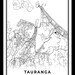 Tauranga Map Print, New Zealand Map Art Poster, Bay of Plenty, City Map ...