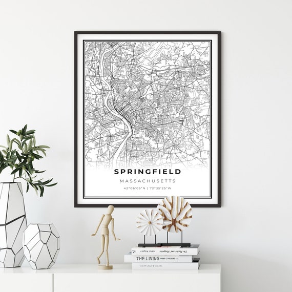 Downtown Springfield Massachusetts Map Downtown 1960