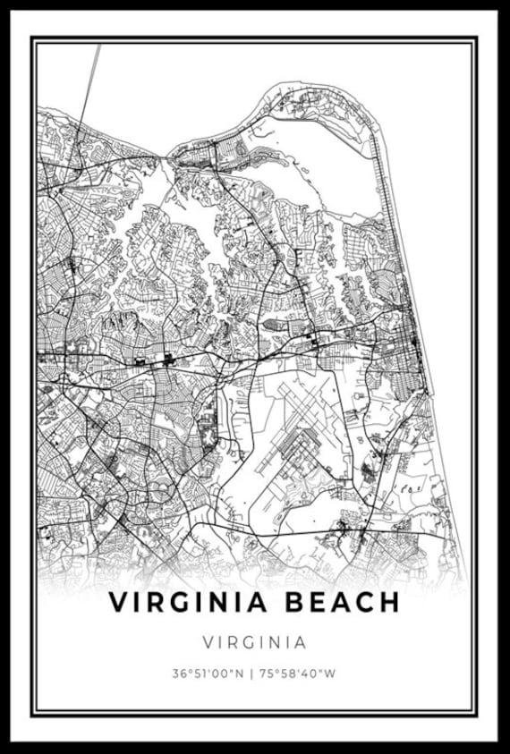 City Street Map Virginia Beach