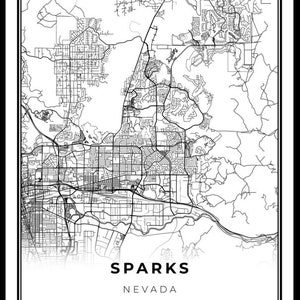 Split Map Print, Croatia Map Art Poster, City Street Road Map Wall Art ...