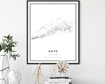 Florida Keys Poster | Etsy