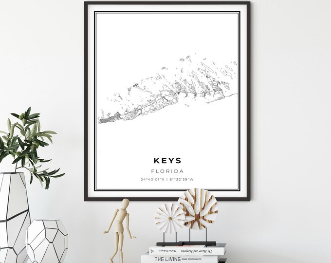 Florida Keys Satellite Imagery, Florida, Florida Keys, USA, Aerial Map ...