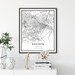 Augusta Map Print Georgia GA USA Map Art Poster City Street - Etsy