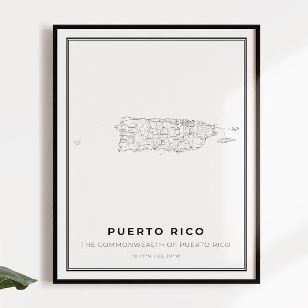 Puerto Rico Poster - Etsy