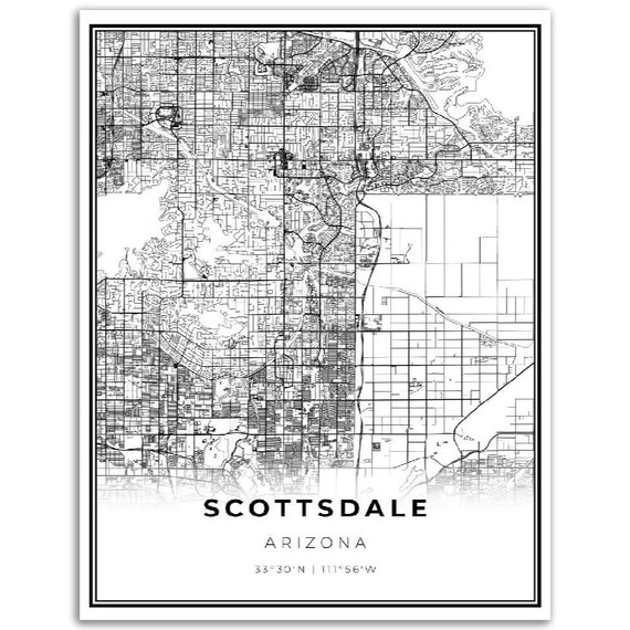 Map Of Scottsdale Az And Surrounding Areas