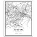 Augusta Map Print Georgia GA USA Map Art Poster City Street - Etsy