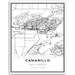 Camarillo Map Print California CA USA Map Art Poster Ventura - Etsy