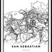 Santa Ana Map Print California CA USA Map Art Poster City - Etsy