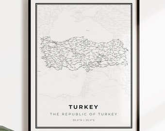 Turkey Country Wall Art - Etsy