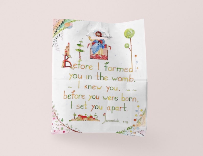 Digital Wall Art Art, Printable Bible Verse, Hand Drawn Illustration ...