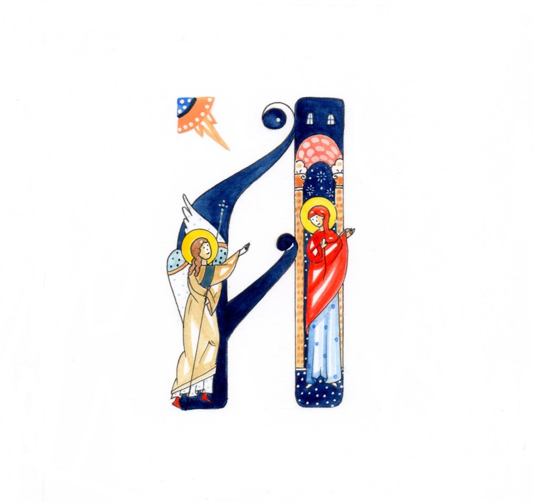 ABC Christian Wall Art Instant Download Alphabet Letter “A” for Kids ...