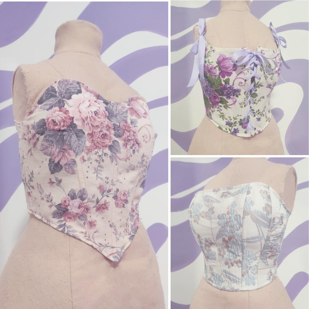 Barbie Inspired Corset the Nutcracker, Swan Lake and Rapunzel Floral ...