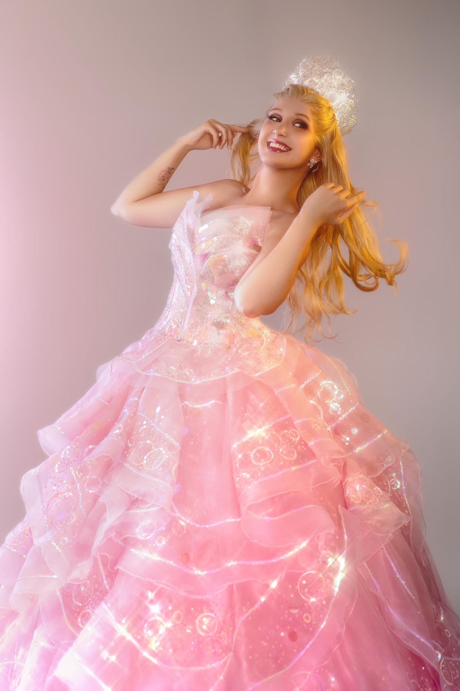 Glinda Pink Bubble Dress | Custom Costume | Cosplay - Etsy