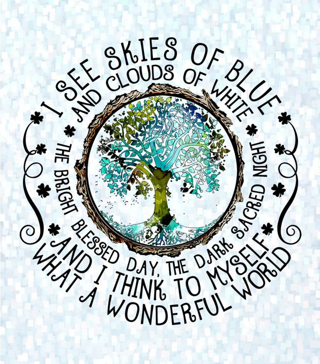 What a Wonderful World Wall Art - Etsy