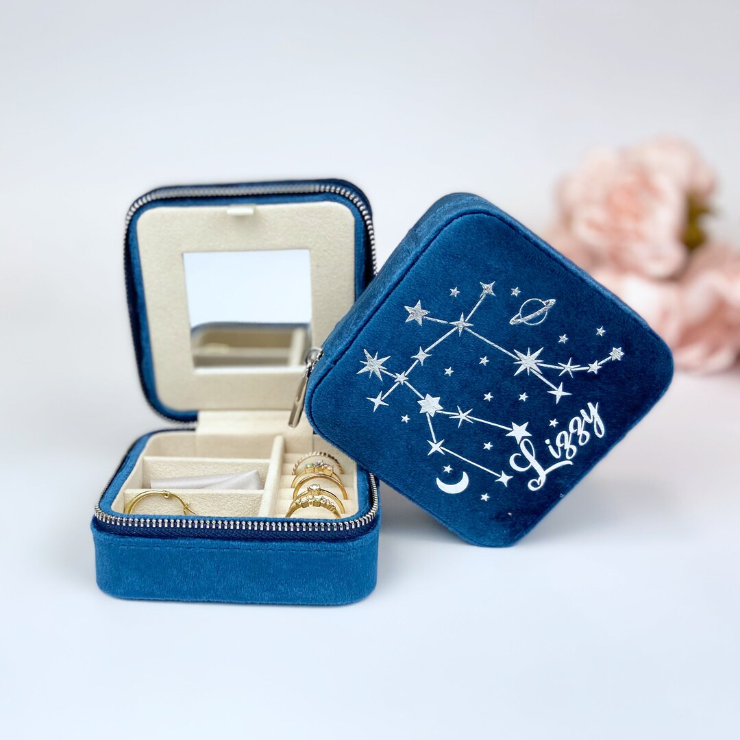 Zodiac Sign Jewellery Box, Star Sign Jewellery Box, Star Sign Gift ...