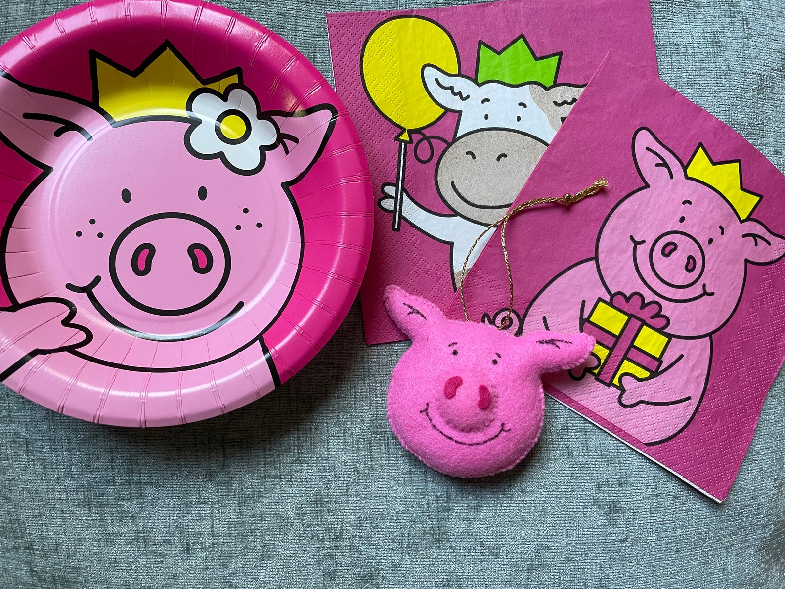 Percival Pig inspired by Percy Pig Felt Decoration - Etsy