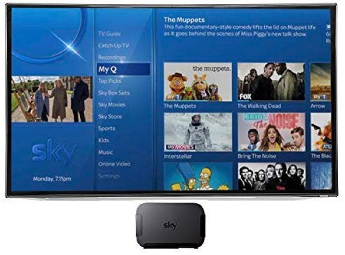 Sky Q Mini Box Wall Bracket in Black Q-view MWB-SKYQWB - Etsy