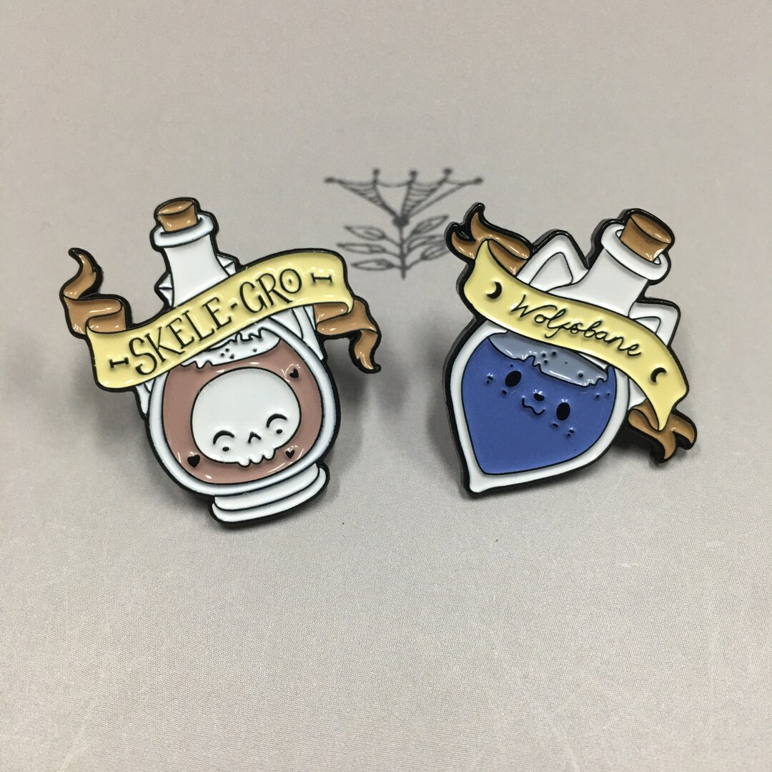 Magic Potion Bottle Badge Enamel Pins, Magical Potion Enamel Pins ...