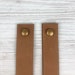 Leather Shelf Brackets With Rod Holder, Wall Hanging Straps for ...