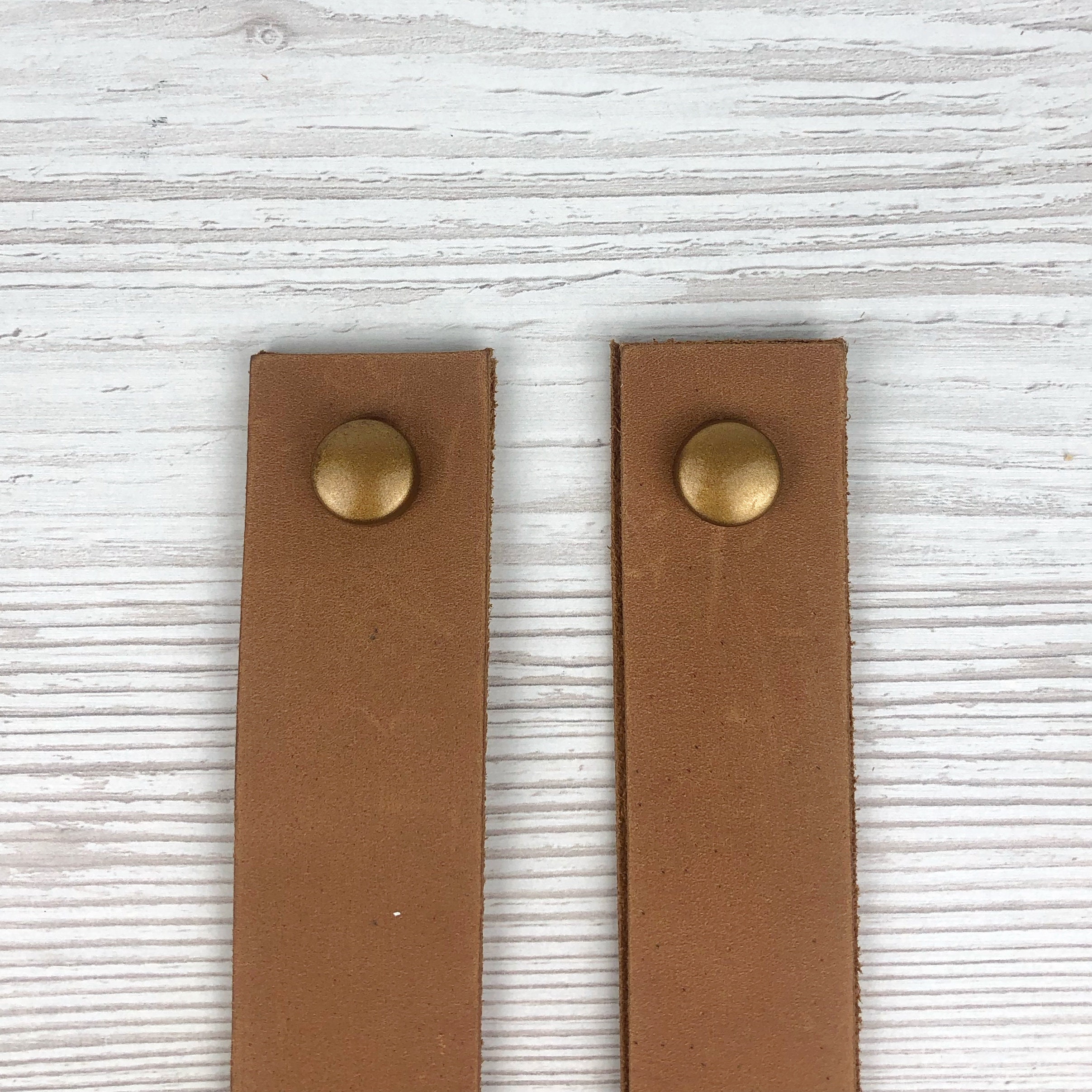 Leather Shelf Brackets With Rod Holder, Wall Hanging Straps for ...