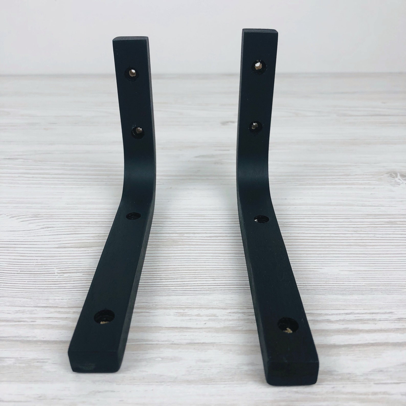 Wood Shelf Brackets Modern Wall Brackets for Shelving Floating - Etsy