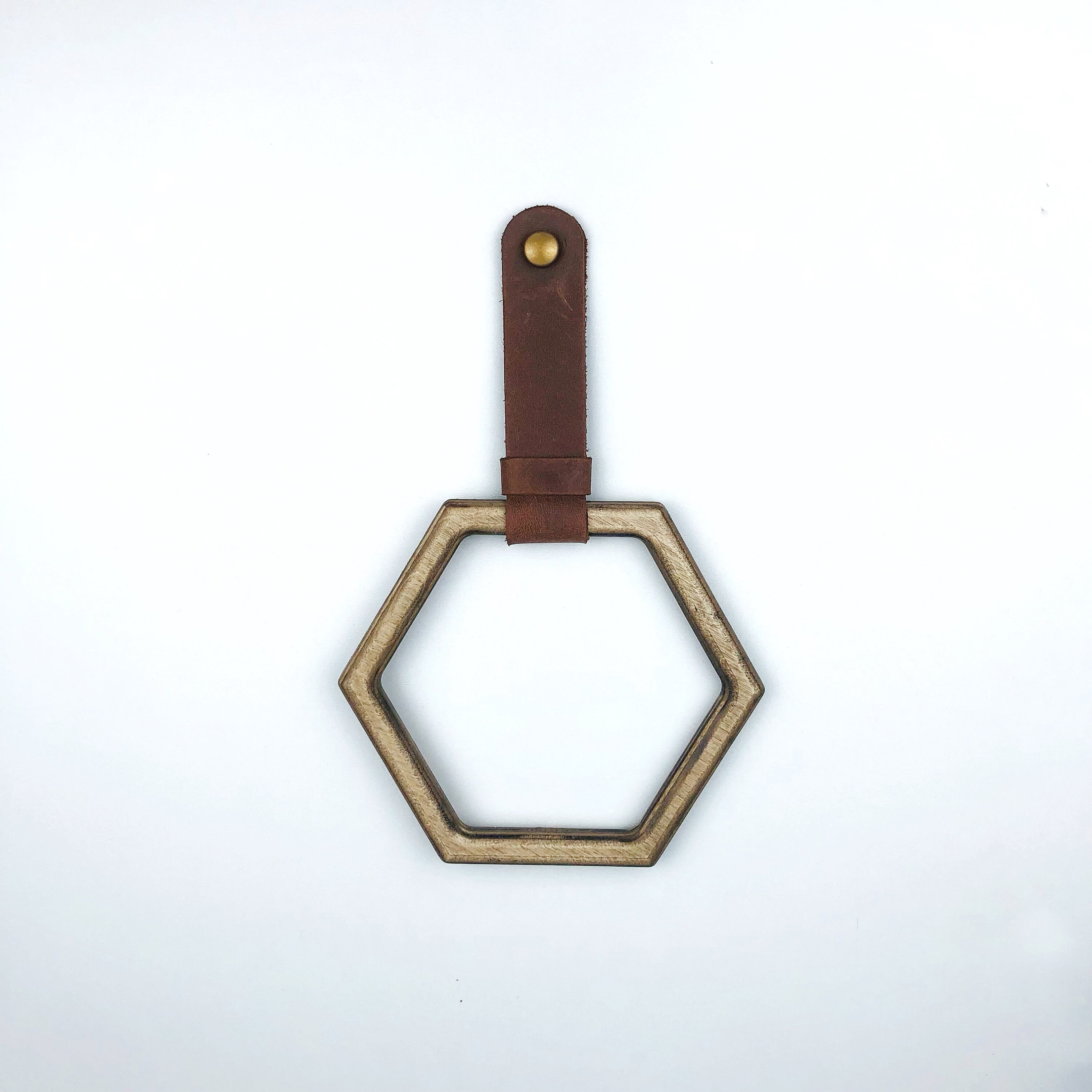 Hexagon Towel Ring for Bathroom Wooden Hand Towel Holder - Etsy