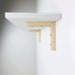 Small Wooden Shelf Brackets | L Shaped Wall Brackets for Floating ...
