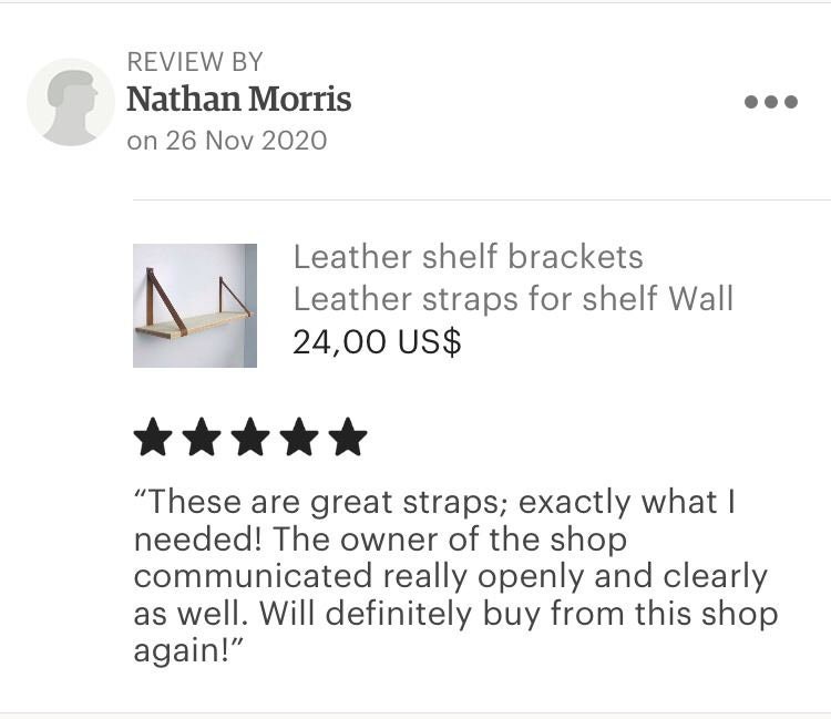 Leather shelf brackets Leather straps for shelf Wall hanging | Etsy