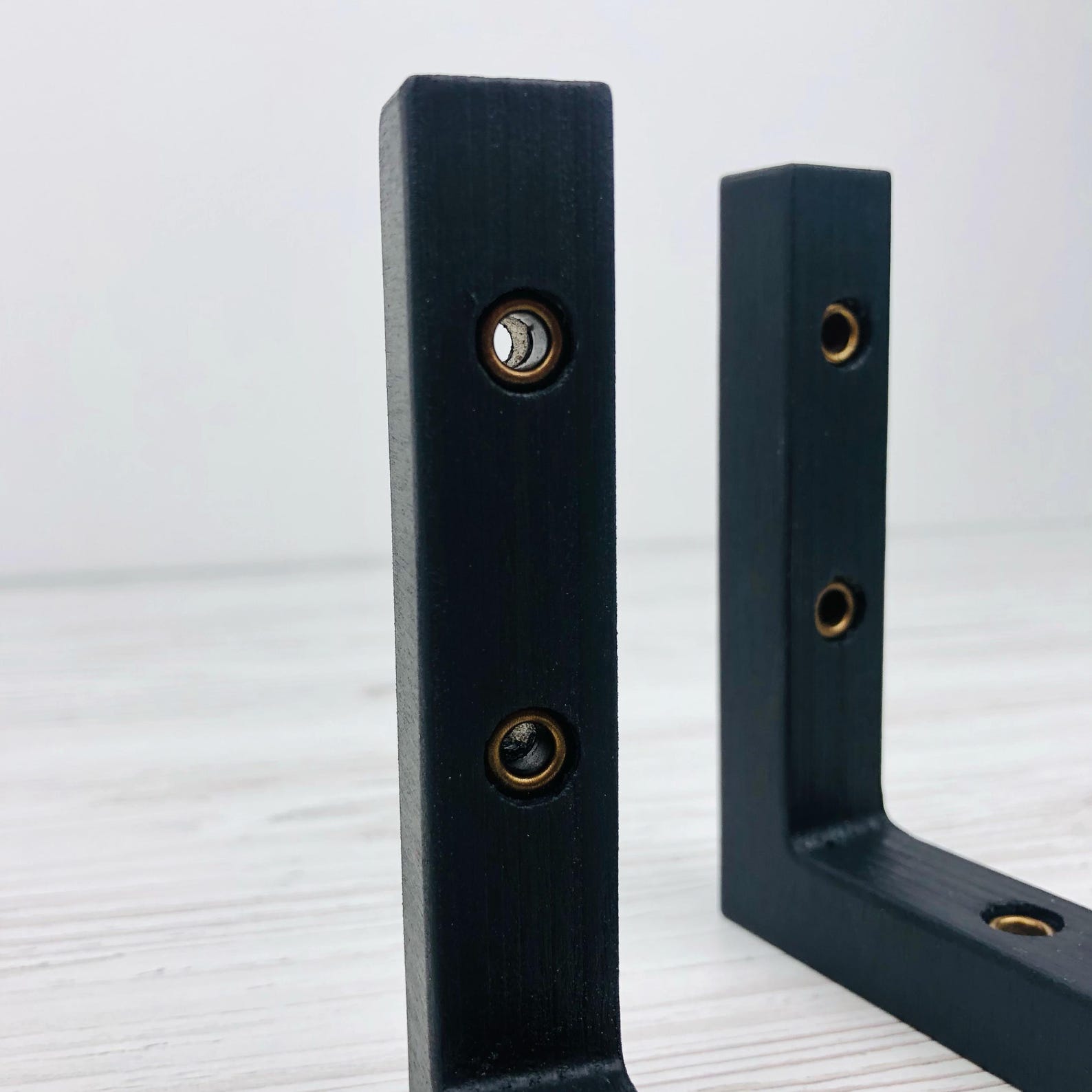 Small Wooden Shelf Brackets | L Shaped Wall Brackets for Floating ...