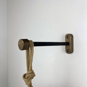 Black Metal Plant Hanger for Wall, Long Hanging Plant Hook for Planter ...