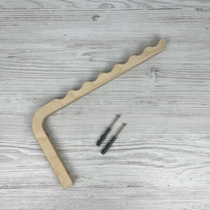 Modern Wood Wall Clothes Hanger Rack | Single Garment Hook Rack ...