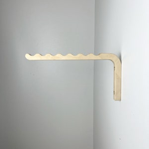 Modern Wood Wall Clothes Hanger Rack | Single Garment Hook Rack ...
