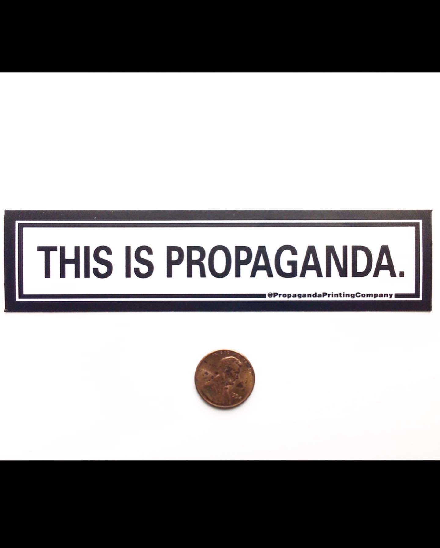 Propaganda 10 Sticker Pack - Etsy