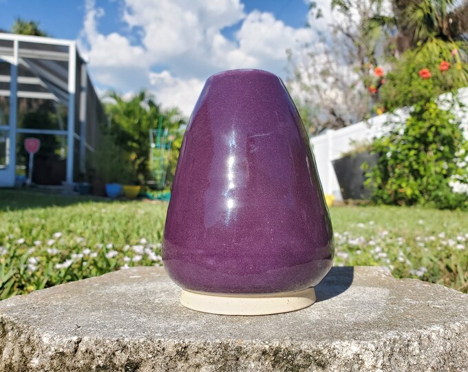 Purple Violet Eggplant - Handmade Stoneware Unique Ceramic Pottery Vase ...