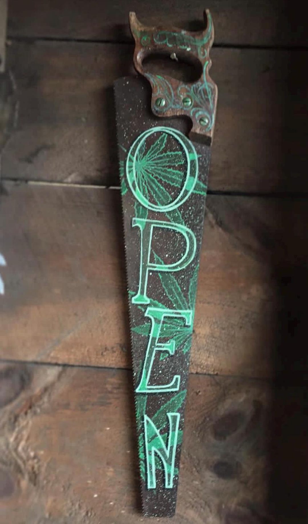 Customizable Painted Saw simple - Etsy