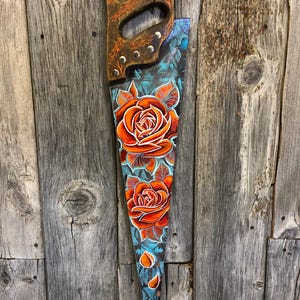 Customizable Painted Saw simple - Etsy