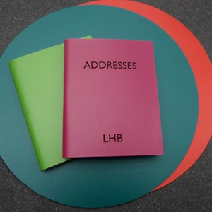 Personalised Leather Address Book - Etsy UK