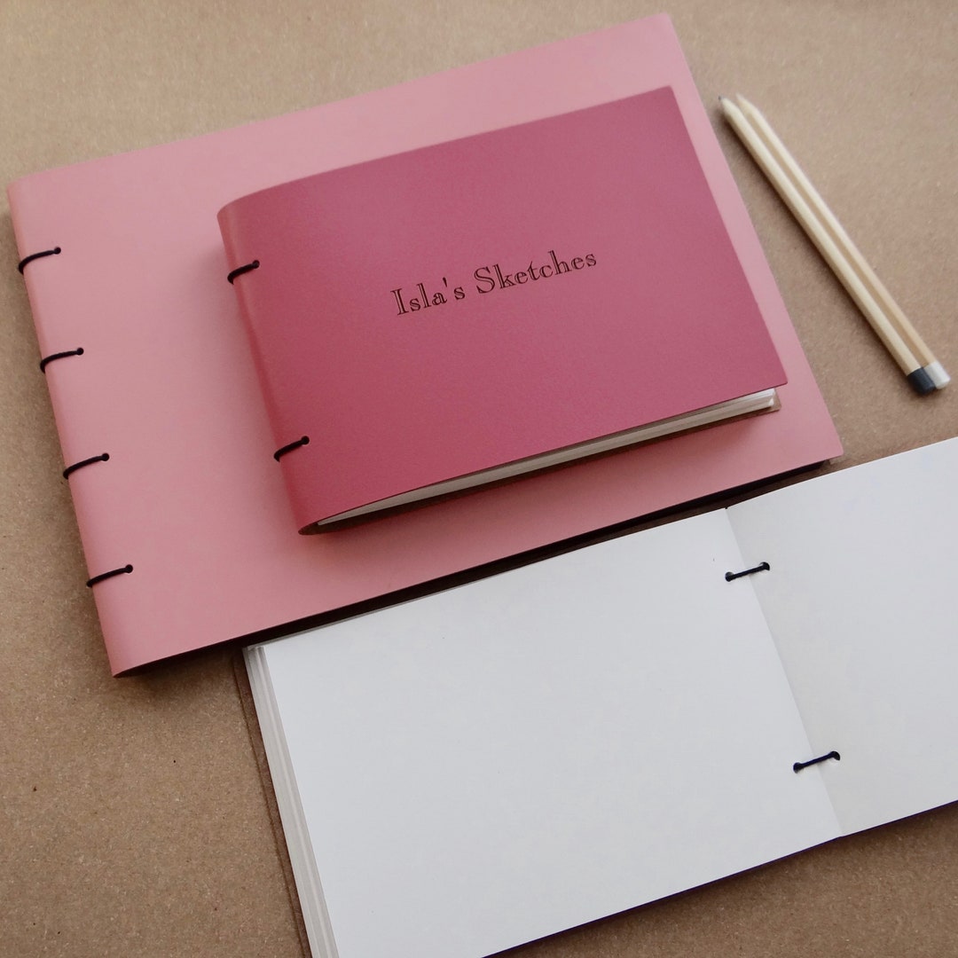 Personalised Leather Sketch Book - Etsy