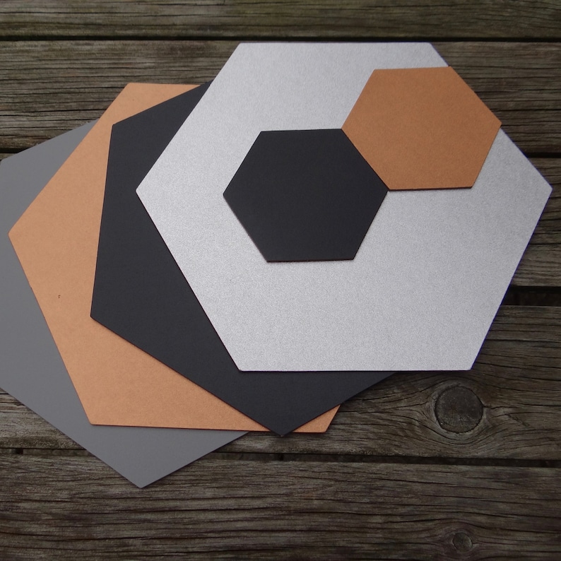 Hexagon Leather Placemat and Coaster - Etsy UK