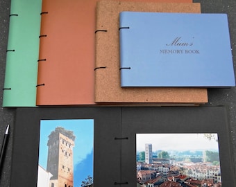 Large Photo Album Handmade From Recycled Leather Personalised - Etsy UK