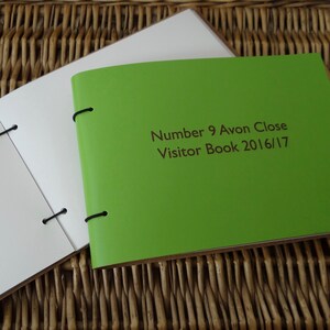 Leather Visitors Book - Etsy