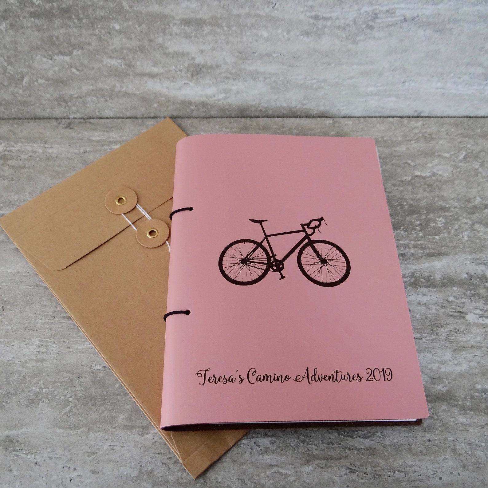 Personalised Leather Bicycle Journal - Etsy UK